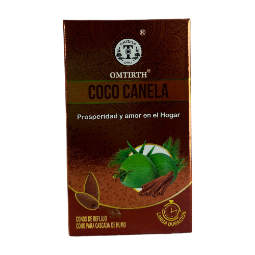 Incienso Cono Coco Canela 3 cms – Omtirth – Amagual